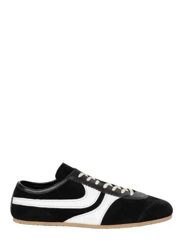 Dries Van Noten Suede Insert Sneakers - Black