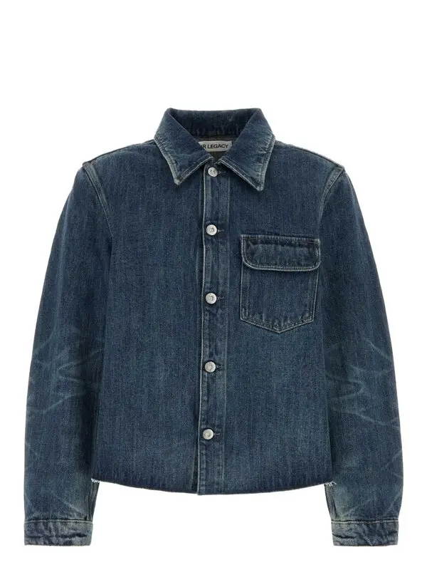 Our Legacy Denim Trucker Jacket - Blue