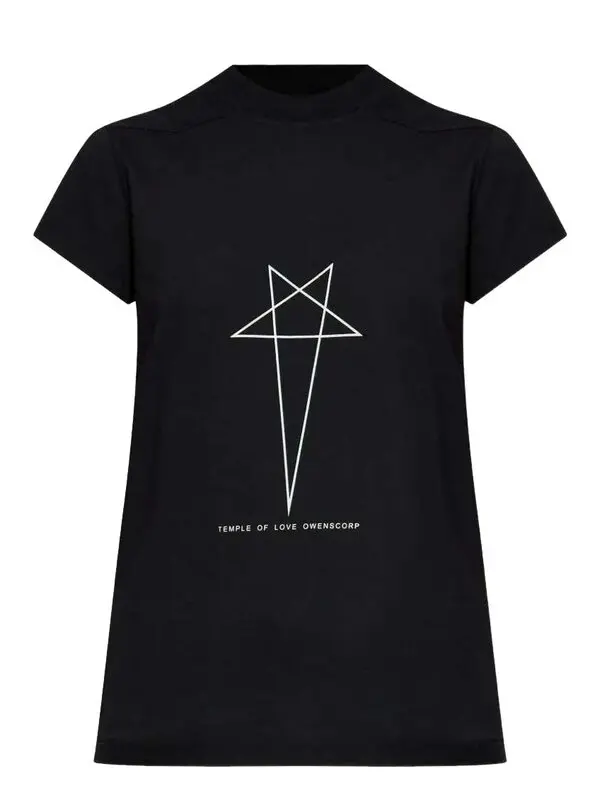 Rick Owens Graphic Print T-shirt - Black