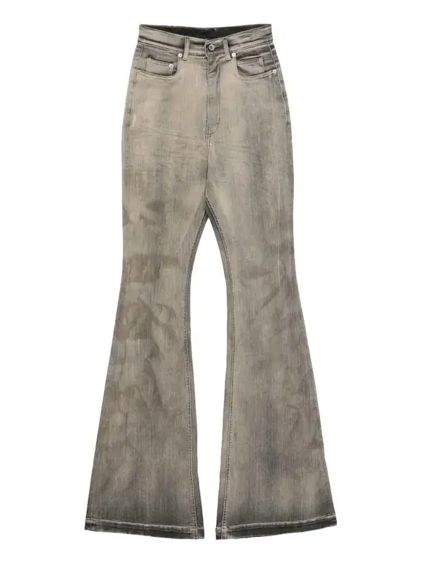 Rick Owens Botan Bootcut Jeans - Gray
