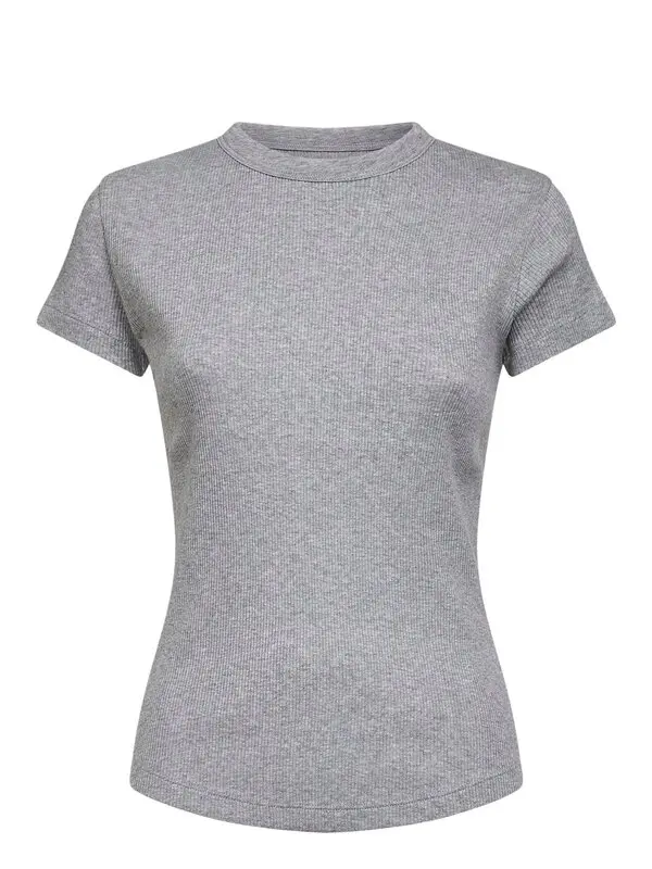 Isabel Marant Étoile Ribbed Cotton T-shirt - Multicolor