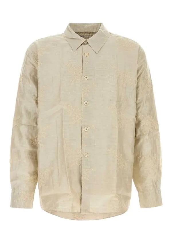 Our Legacy Embroidered Jersey Oversize Shirt - Multicolor