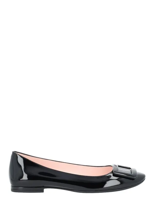 ROGER VIVIER Ballerina Gommettine Flat - Black