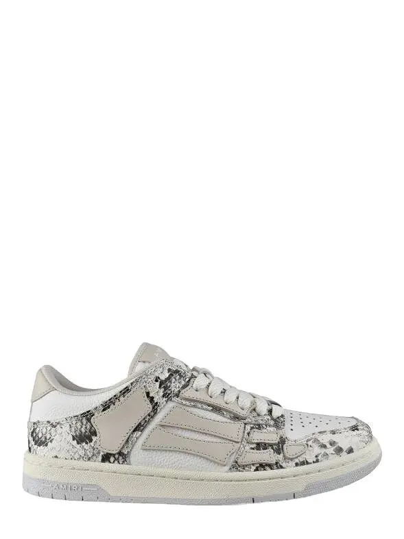 Amiri Snake Skeleton Low-top Sneakers - Cream