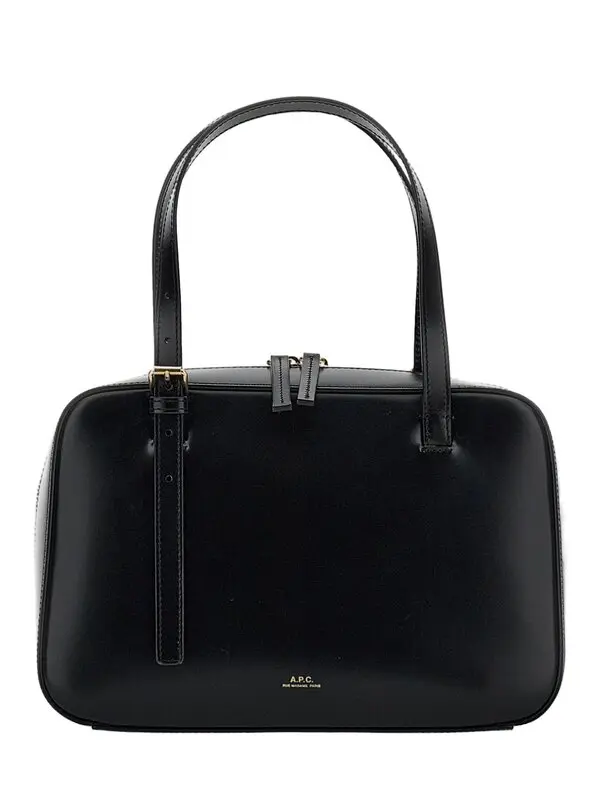 A.p.c. Virginie Box Bag In Smooth Leather - Multicolor