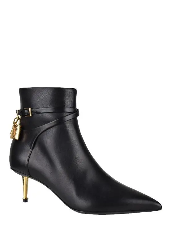 TOM FORD Padlock Ankle Boots - Black