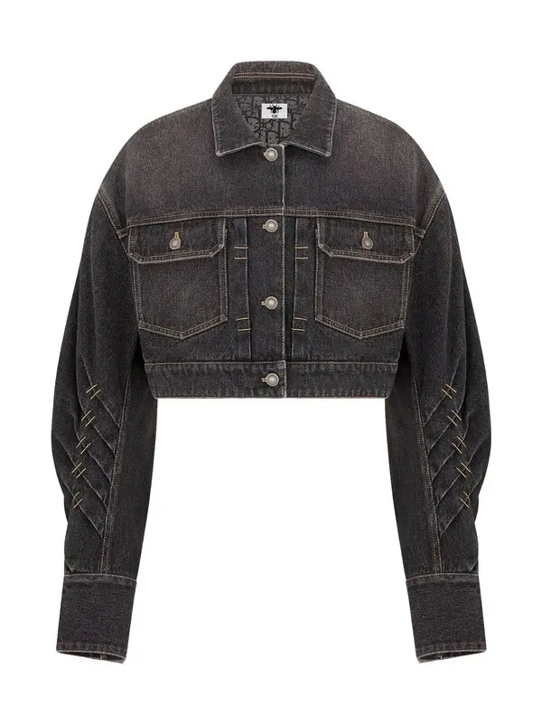 Dior Denim Jacket With Removable Bustier - Multicolor