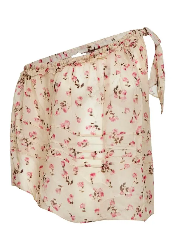 Isabel Marant Étoile Printed One-shoulder Top - Multicolor