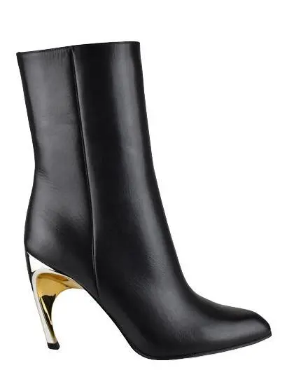 Alexander McQueen Armadillo Ankle Boots - Black