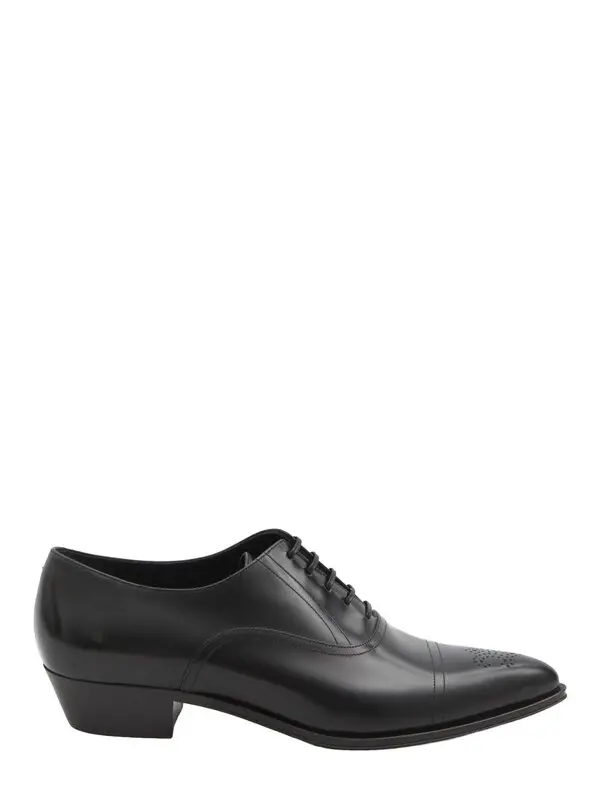 Celine Cadillac Leather Oxford Shoes - Multicolor