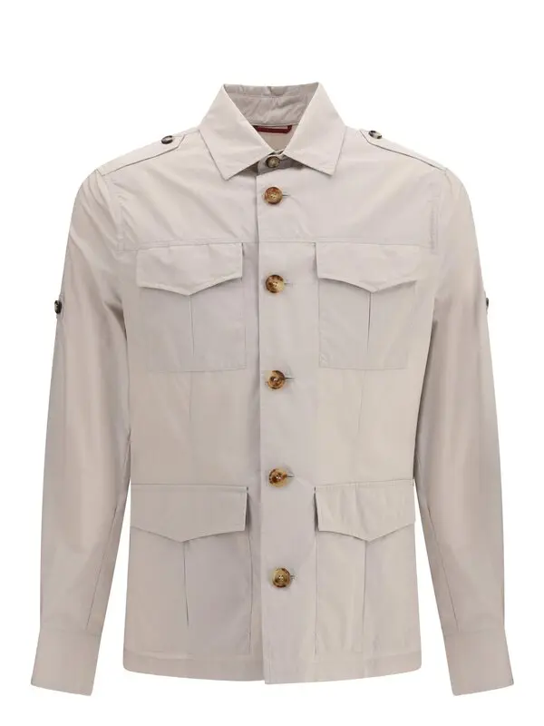 Brunello Cucinelli Waterproof Jacket - Cream