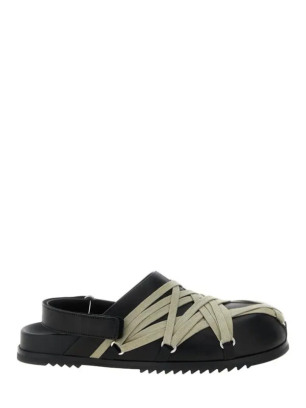 Rick Owens Granola Sabots - Black