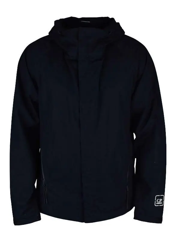C.P. COMPANY Waterproof Hooded Jacket - Blue