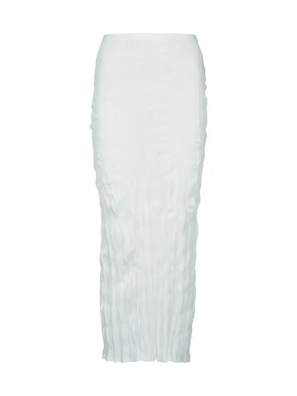 TOTEME Crinkled Knit Skirt - Multicolor
