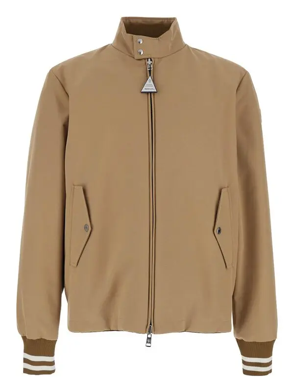 Moncler Reversible Puffer Jacket With Logo Patch - Multicolor