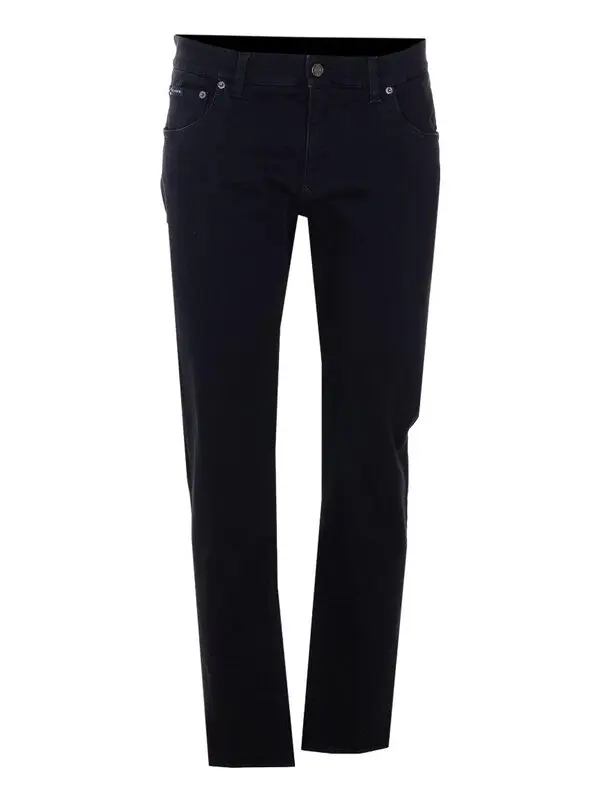 Dolce & Gabbana Slim Fit Stretch Denim Jeans - Black