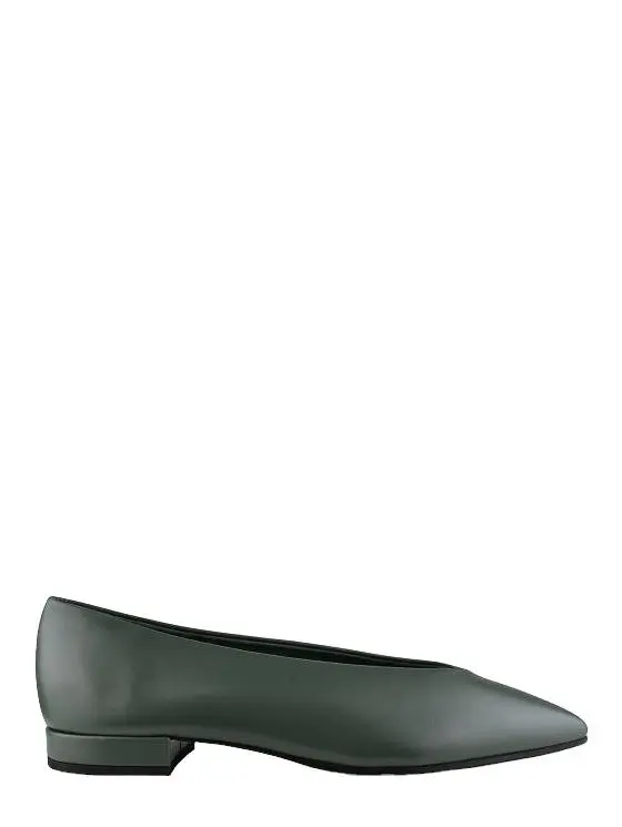 Loro Piana Rebecca Ballerinas Leather, Flat - Green
