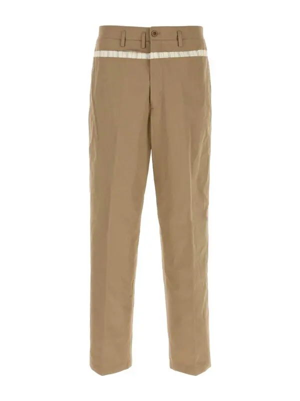 MAISON MARGIELA Cotton Trouser - Brown