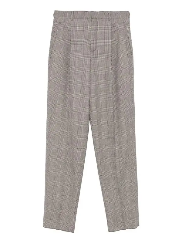 Saint Laurent Tailored Wool Trousers - Multicolor