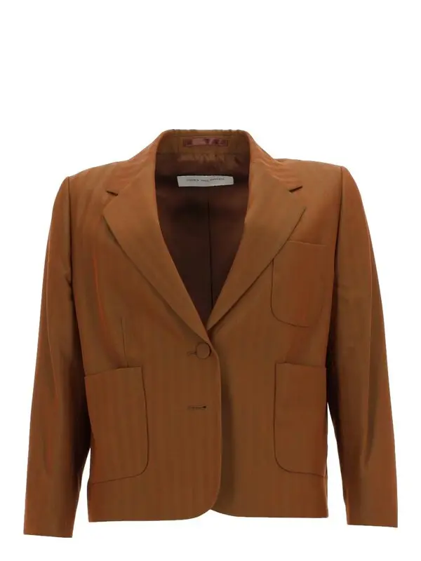 Dries Van Noten Single-breasted Bamis Jacket - Brown