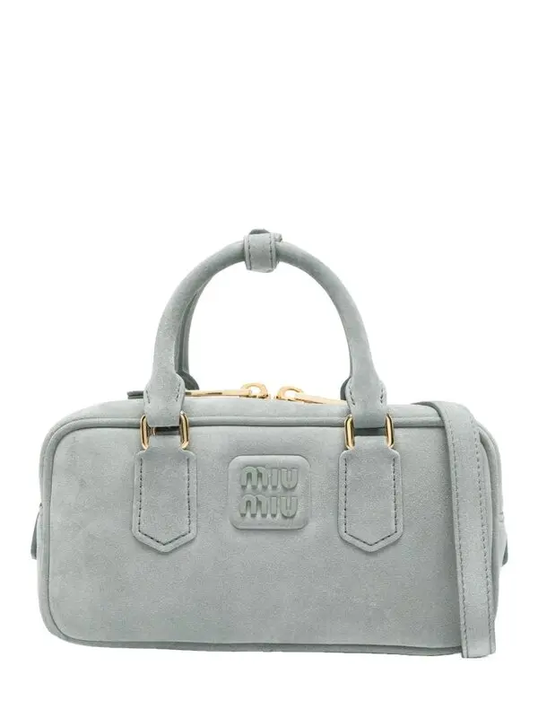 Miu Miu Arcadie Suede Leather Handbag - Multicolor