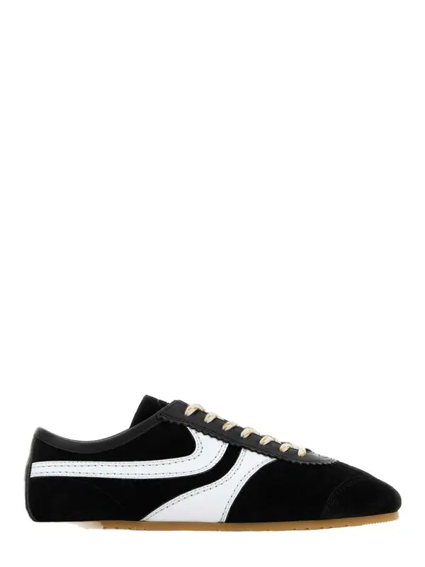 Dries Van Noten Suede Sneakers - Black