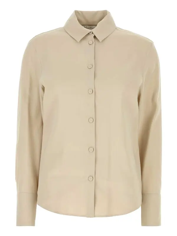Max Mara Linen Blend Shirt - Brown