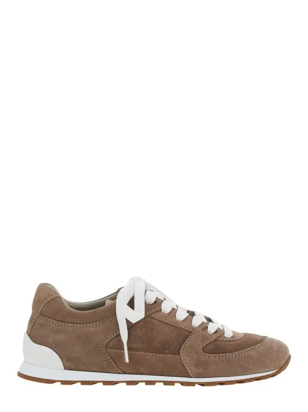 Brunello Cucinelli Suede Insert Low Top Sneakers - Multicolor