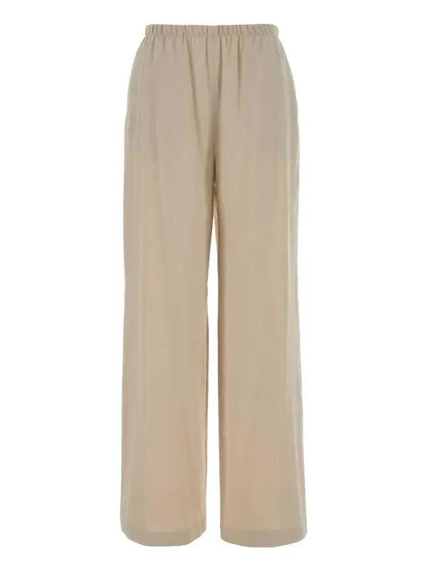 Max Mara Sand Jersey Pant - Brown