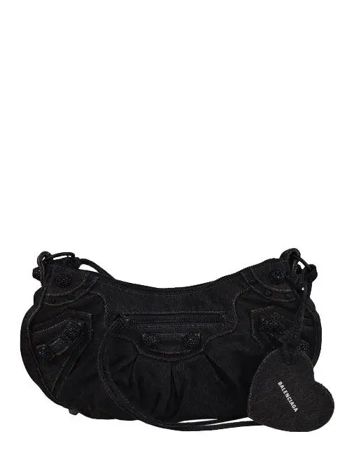 Balenciaga Cagole Shoulder Bag - Black