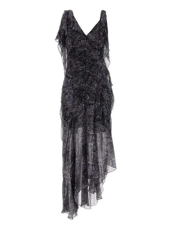 Isabel Marant Étoile Printed Silk Tylena Dress - Multicolor