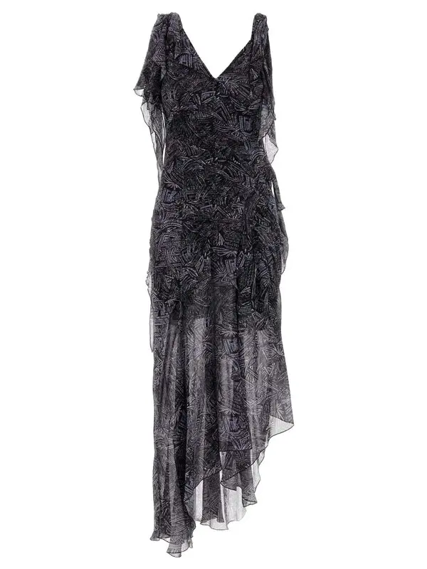 Isabel Marant Étoile Printed Silk Tylena Dress - Multicolor