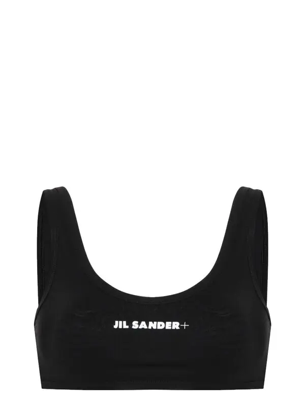 JIL SANDER Bikini Top - Black