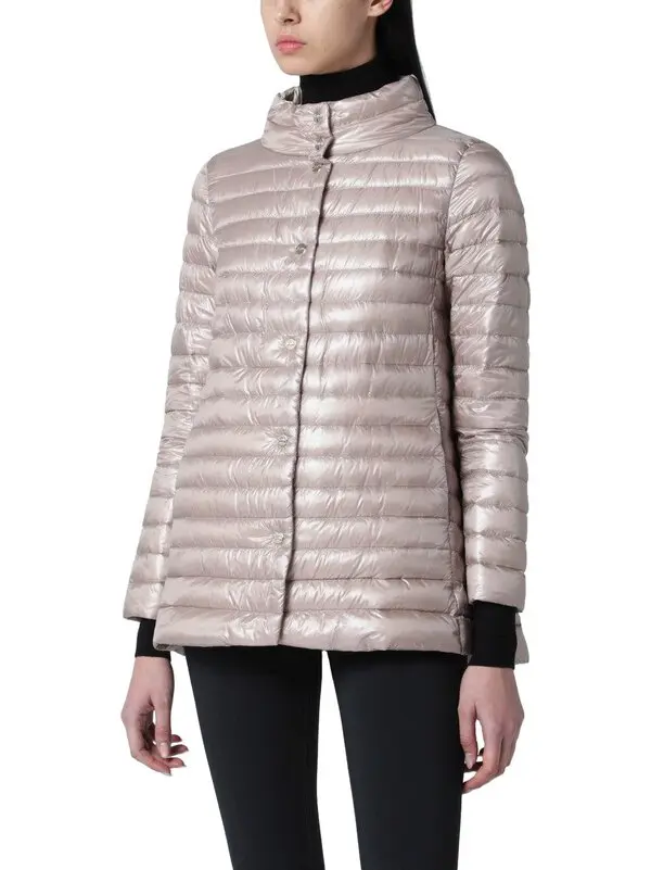Herno Light Quilted Nylon Padded Jacket - Pink