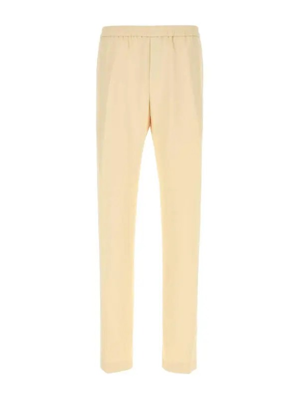 Dries Van Noten Pastel Jersey Pennams Pants - Yellow