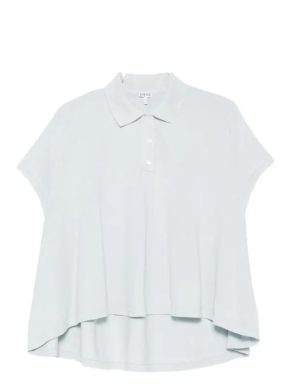 Loewe Anagram Cotton Polo Shirt - Multicolor