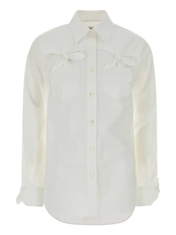 Moschino Stretch Poplin Shirt - White