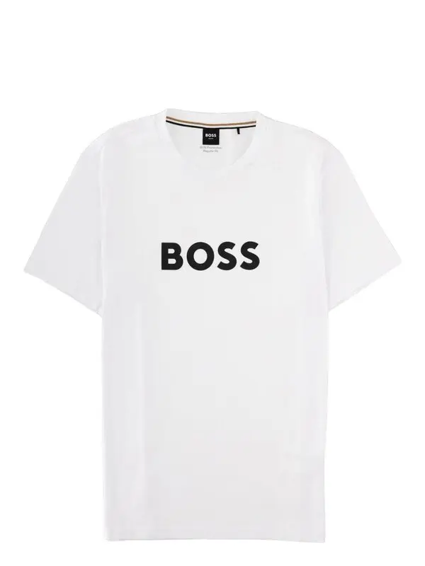 BOSS T-shirt Con Stampa Logo - White