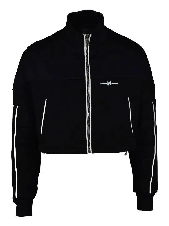 Amiri Short Jacket With Logo Detail - Black