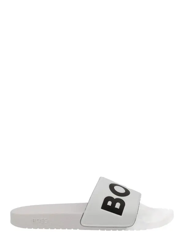 BOSS Aryeh Slider Sandals - White
