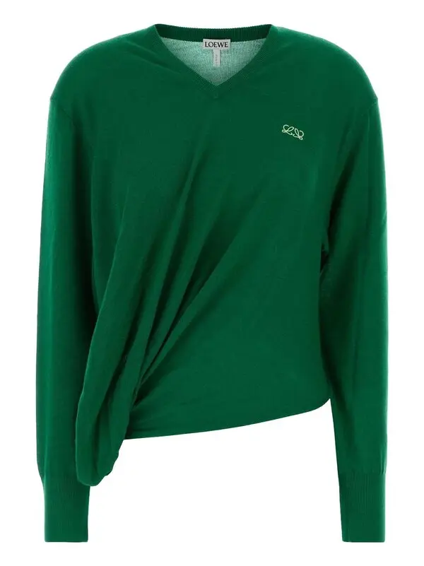 Loewe Wool Blend Sweater - Green