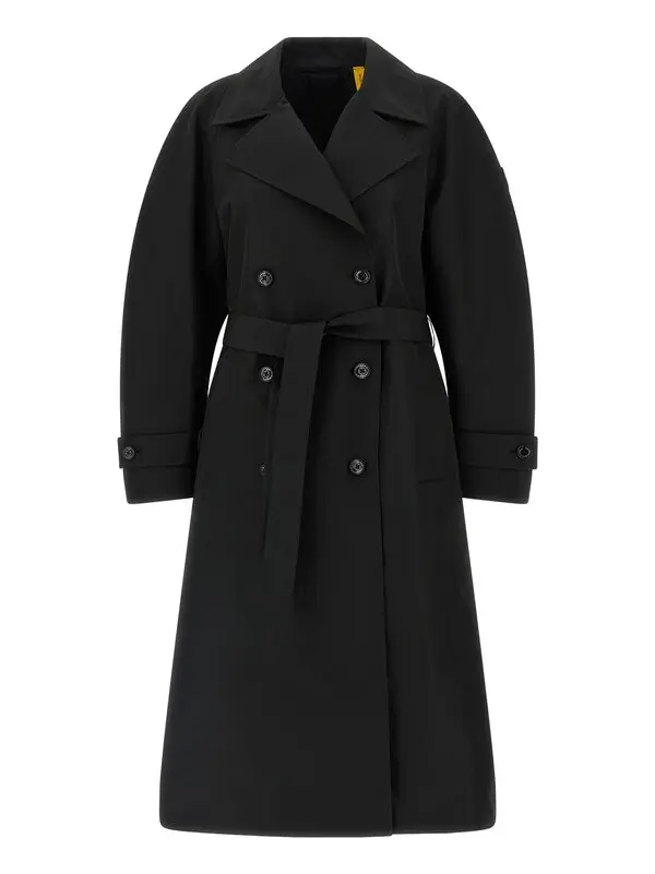 Moncler X Edward Enninful 'zake' Water-repellent Trench Coat - Black
