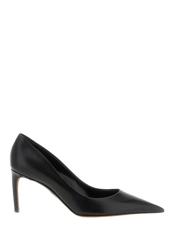 Dolce & Gabbana Devotion' Leather Pointed Pumps - Black