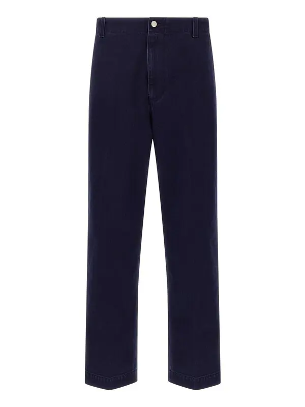 Gucci Washed Cotton Denim Jeans - Blue