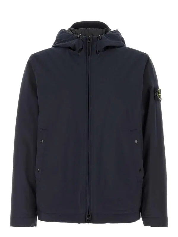 Stone Island Stretch Polyester Padded Jacket - Blue