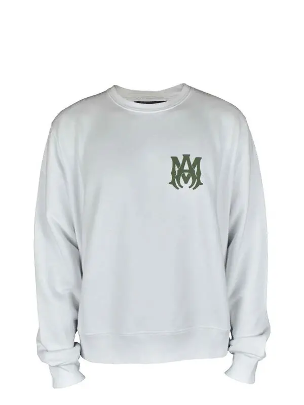 Amiri Long Sleeve Crewneck Sweatshirt - White