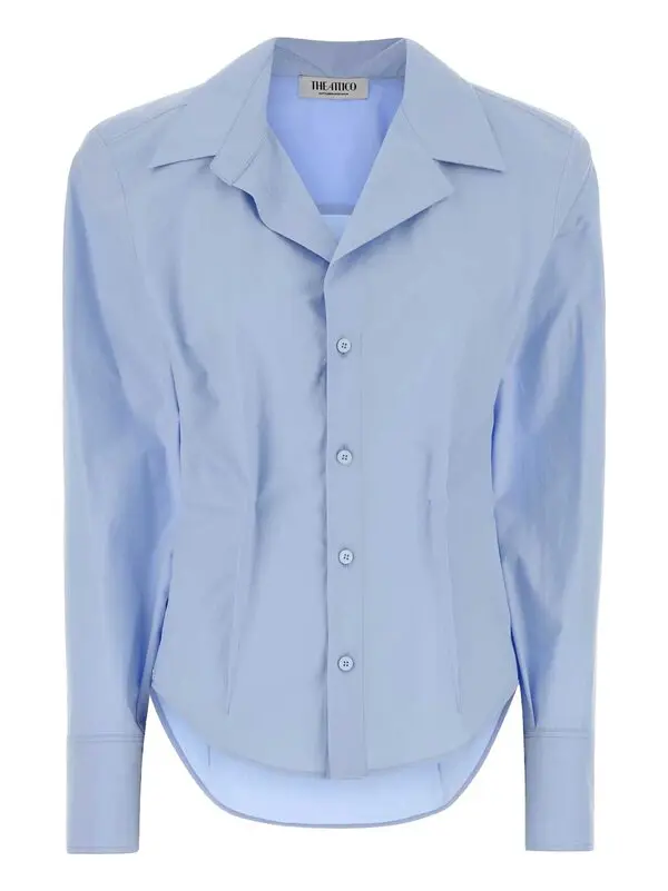 Attico Light Poplin Shirt - Blue