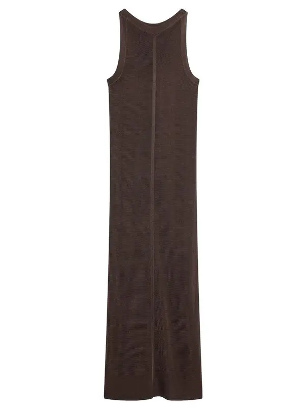 Loulou De Saison Sleeveless Knitted Dress - Brown