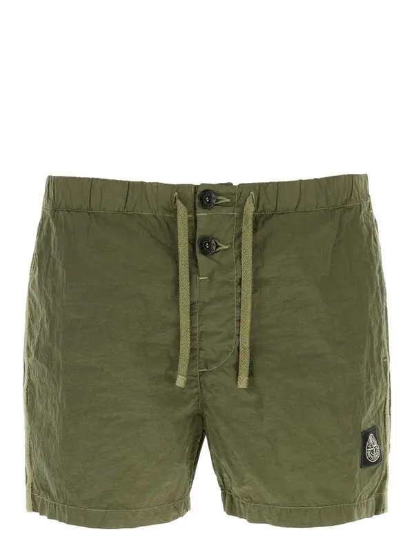 Stone Island Nylon Swimming Shorts - Green