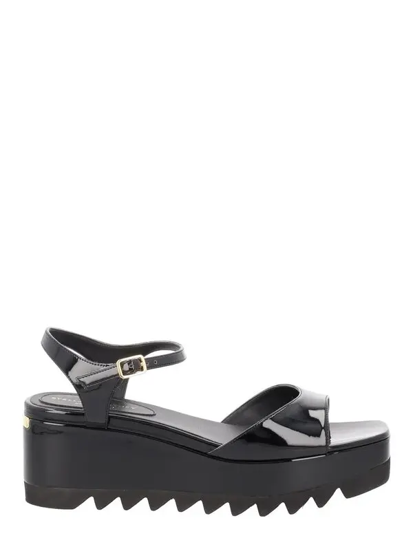 Stella McCartney Sanda Elyse Platform Sandals - Black